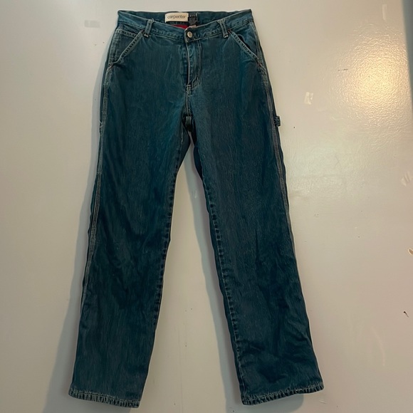 GAP | Jeans | Vintage Gap Carpenter Blue Jeans With Red Fuzz Lining ...